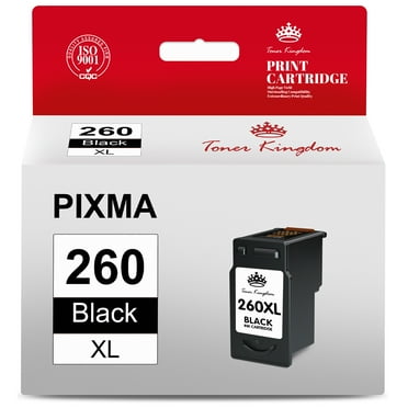 Canon PG-260 Genuine Black Ink Cartridge for Crisp, Sharp Text and ...