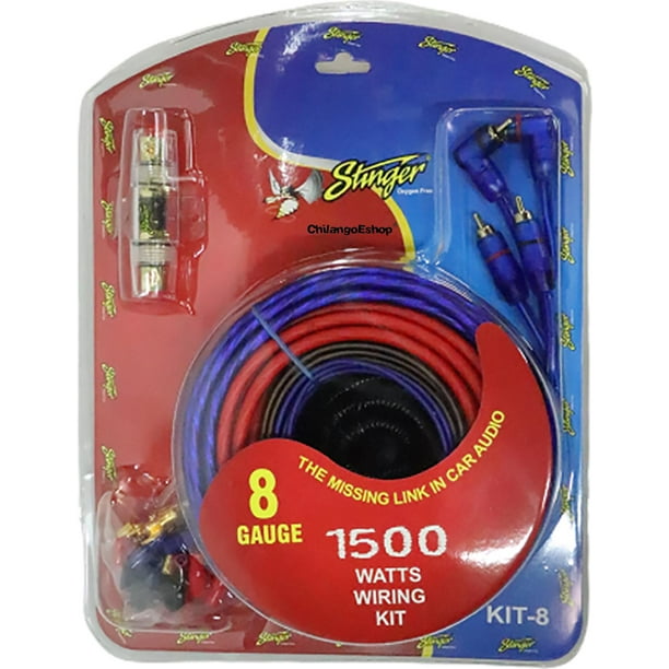 KIT DE INSTALACION STINGER CALIBRE 8 STINGER CHFREEKIT-8 | Walmart en línea