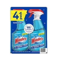 Windex Original Glass Cleaner (128 Fl. Oz. Refill + 32 Fl. Oz. Trigger ...