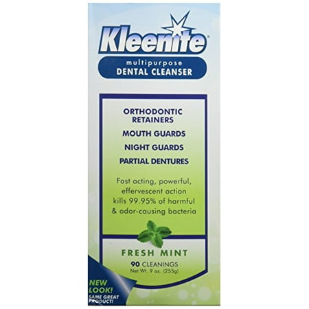 Regent Labs Kleenite, Multipurpose Dental Cleanser, 9 Ounces (Pack of 4 ...
