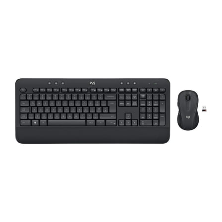 Logitech MK550 Ergonomic Wireless Wave Keyboard and Mouse Combo with ...