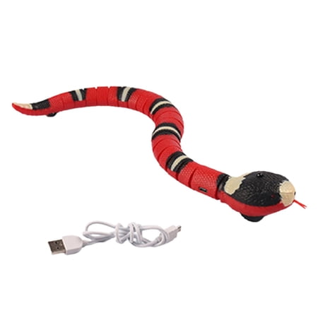 Electric Animal Toy Simulation Snake Usb Rechargeable Smart Sensor ...