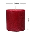 Mainstays Scented Mottled Pillar Candle, 3 x 3 inches, Red, Warm Apple ...