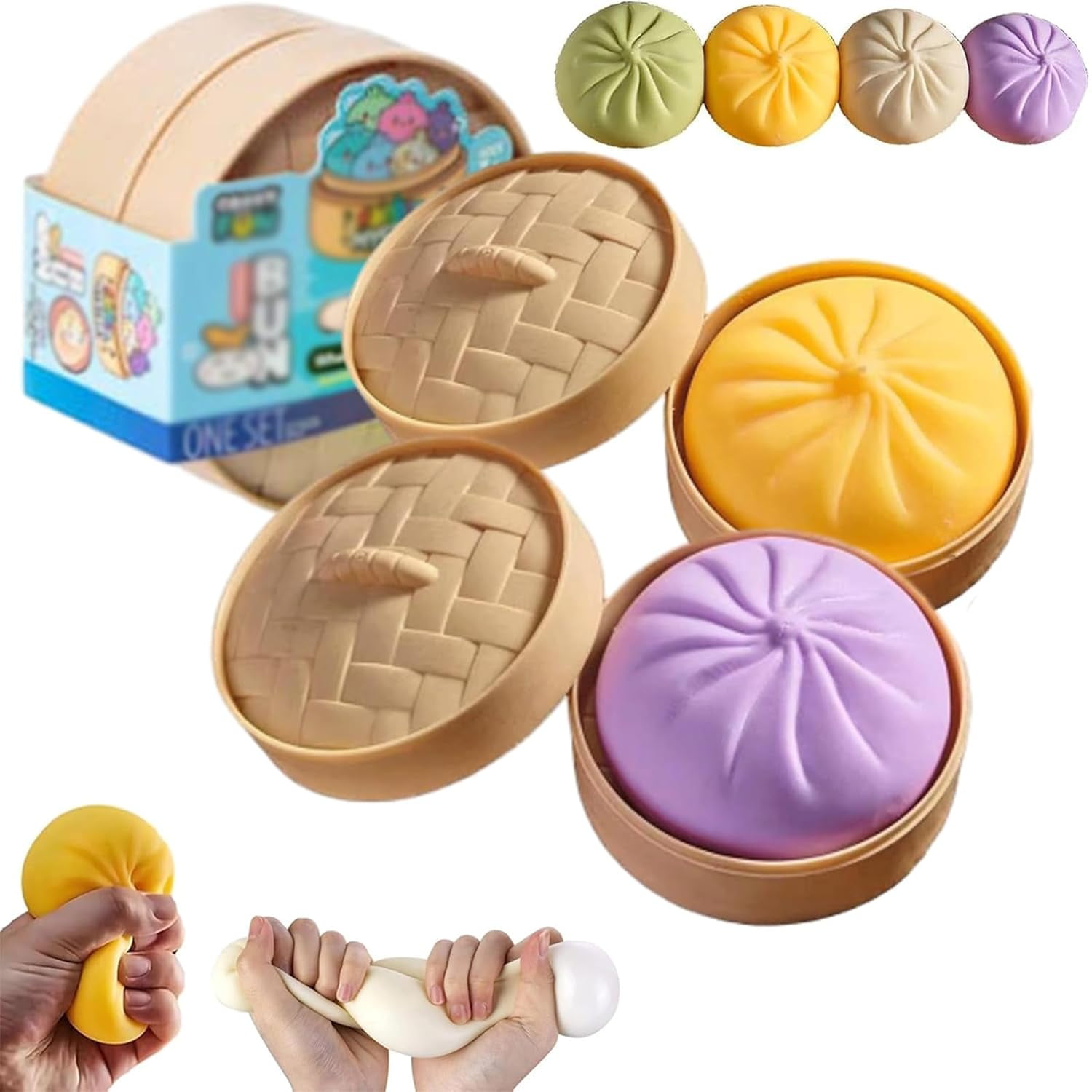 Click here for Cuoff Giant Dumpling Squishy  Jumbo Rainbow Dumpli... prices