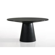 Contemporary Glass-Insert Dining Table, Black - Walmart.com