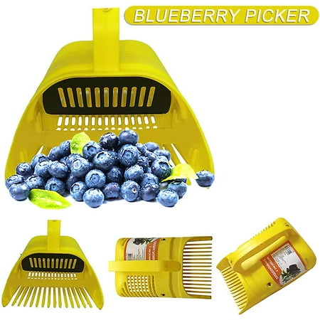 Plastic Berry Picker Tool Blueberry Rake Scoops With Ergonomic Handle ...