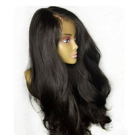 ZAJAIO Natural Lifelike Wig Hair High Temperature Fiber Wigs Synthetic ...