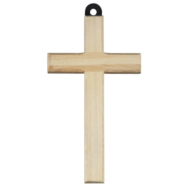 12 Pack: 8" Wood Cross by Make Market® - Walmart.com
