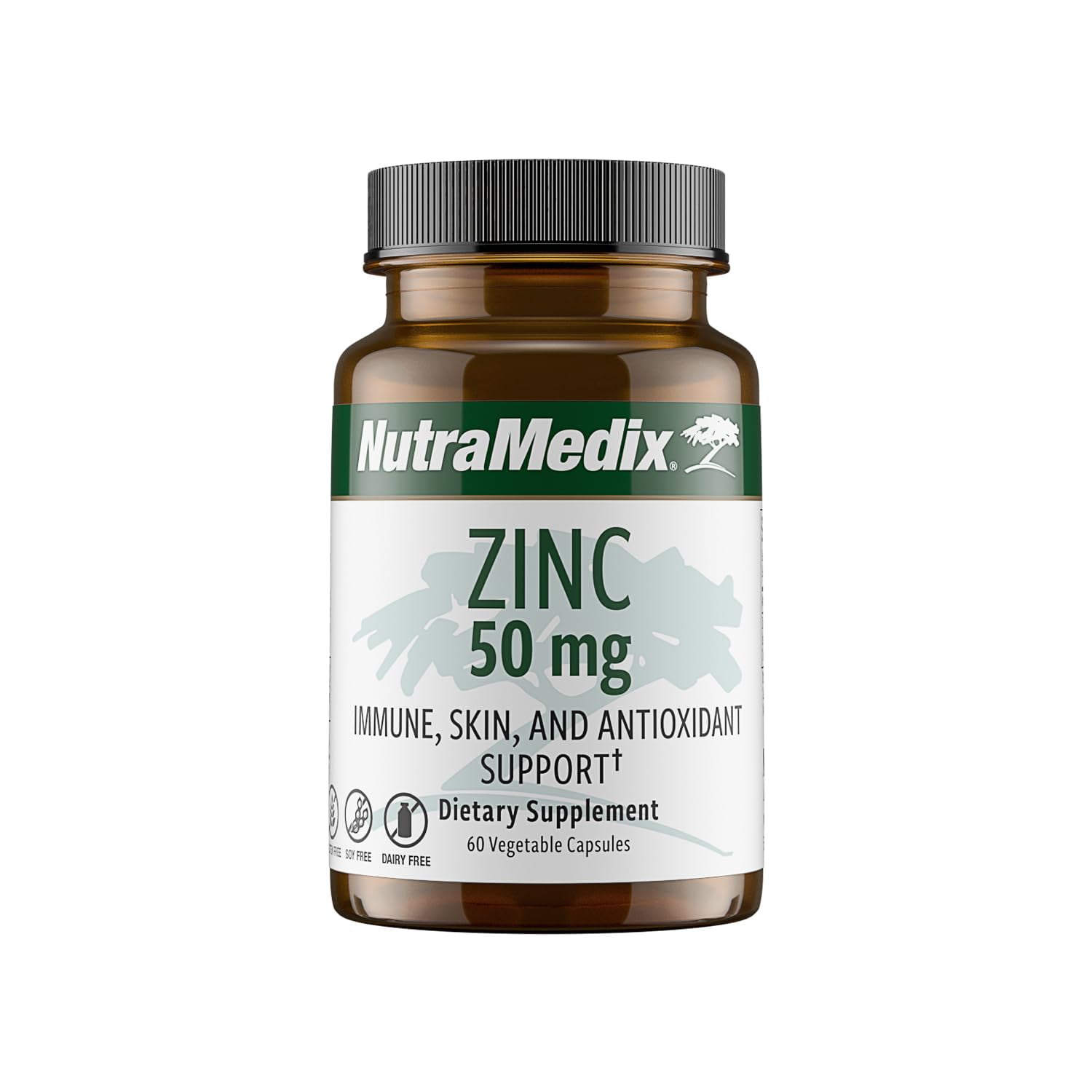Suplemento NutraMedix Zinc 50 mg para la salud inmunológica 60 cápsulas ...