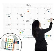 Dowling Magnets Large Dry-Erase Monthly and Yearly Magnetic Calendar ...