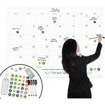 "WallDeca Large Monthly Dry Erase Whiteboard Calendar Planner: Big ...