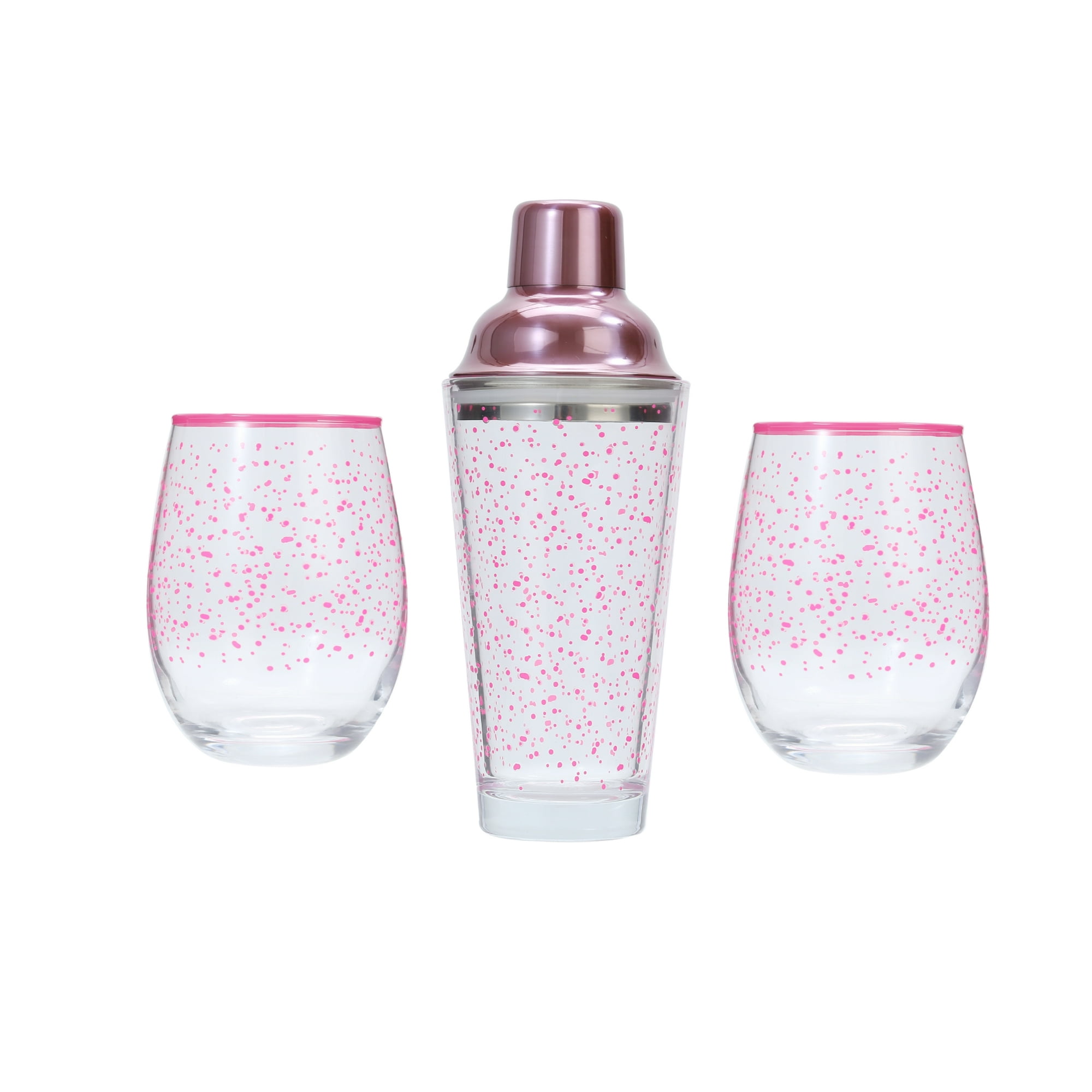 Click here for Luv By Betsey Johnson Cocktail Shaker And 2 Stemle... prices
