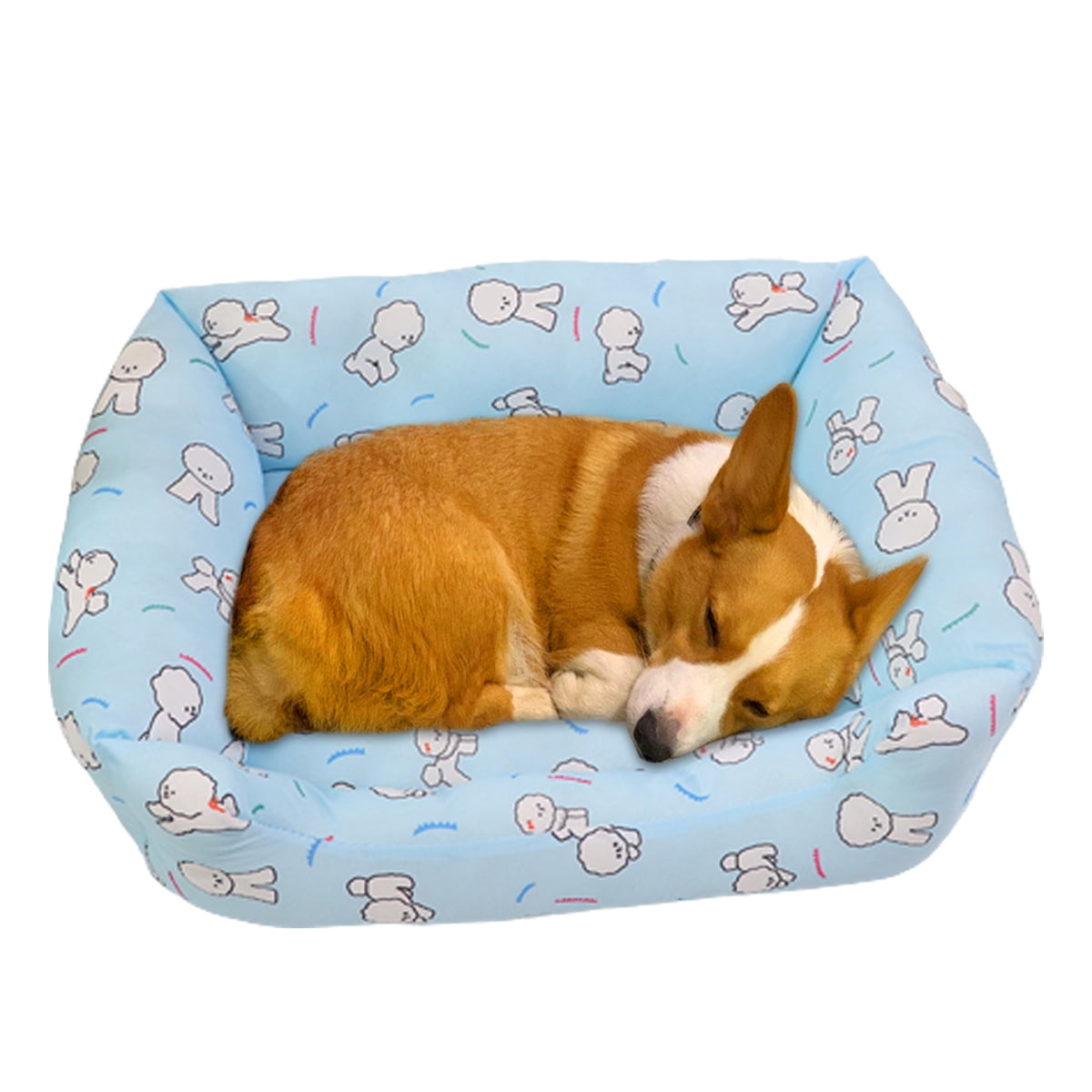Cama de enfriamiento para perros Dormir en verano Cama de seda de hielo ...