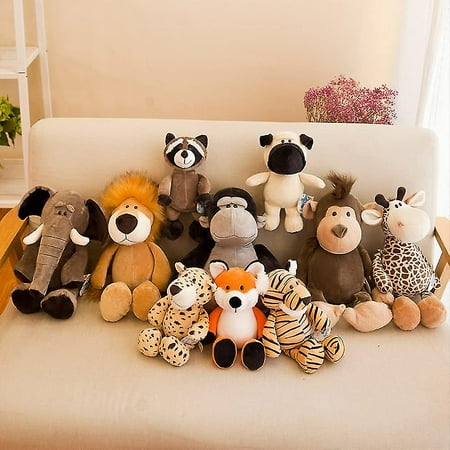 Stuffed Forest Animals Jungle Animals Plush Toy 13.8 Inches (fox ...
