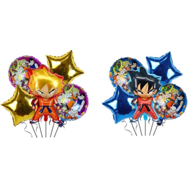 10 Cute Anime Party Decorative Balloons, Cartoon Balloon Set, Sun ...
