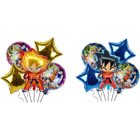 10 Cute Anime Party Decorative Balloons, Cartoon Balloon Set, Sun ...