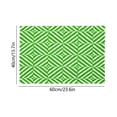 Bathroom Mat Woven Texture Soft Absorbent Non-Slip Indoor Door Rug for ...