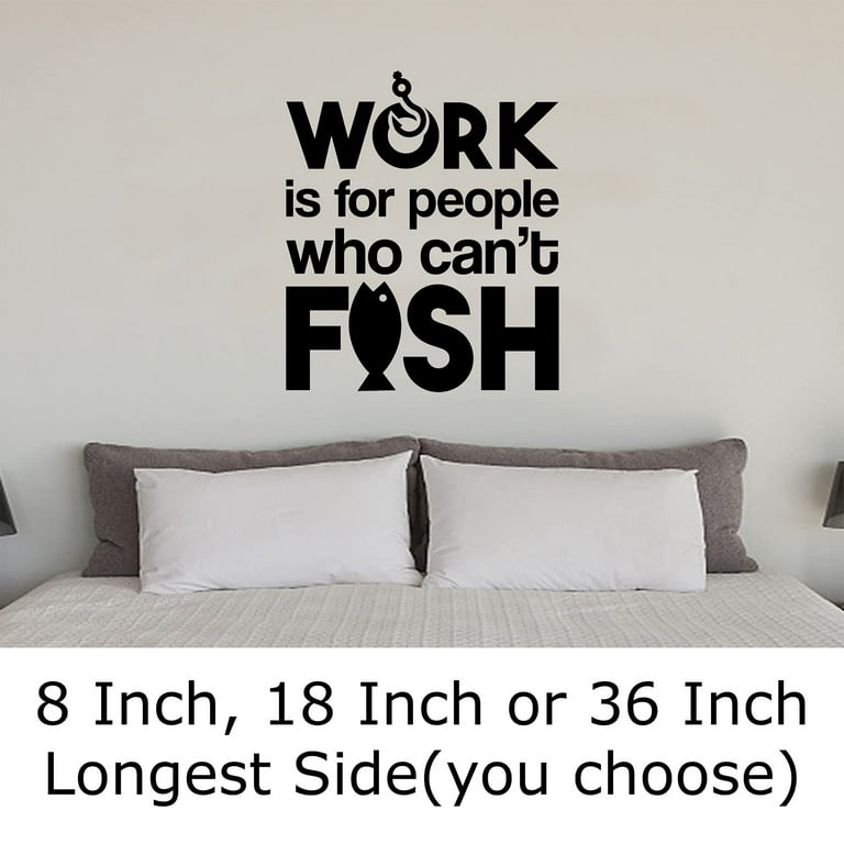Small Fish Hook Decals
