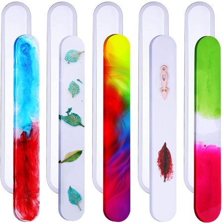 5 Pieces Silicone Stir Stick Mold Facial Mud Stirring Rod Mold Reusable ...