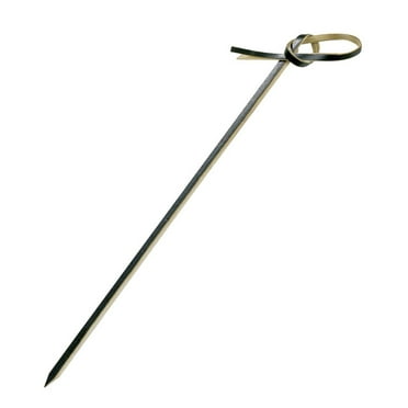 Bamboo Knot Pick Looped Skewer Case of 100, PacknWood - Biodegradable ...