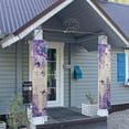 Psesaysky Welcome Sign for Front Porch Floral Butterfly Spring Hanging ...
