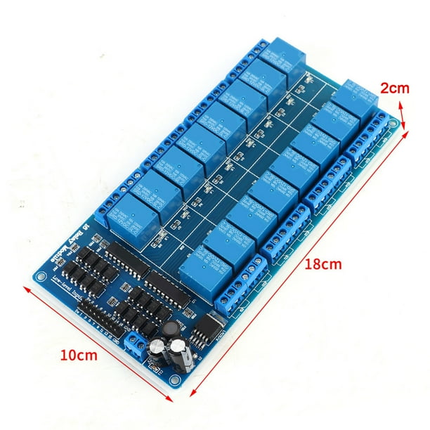 Ethernet Control Module With 16Channel Relay RJ45 Port Board Controller ...