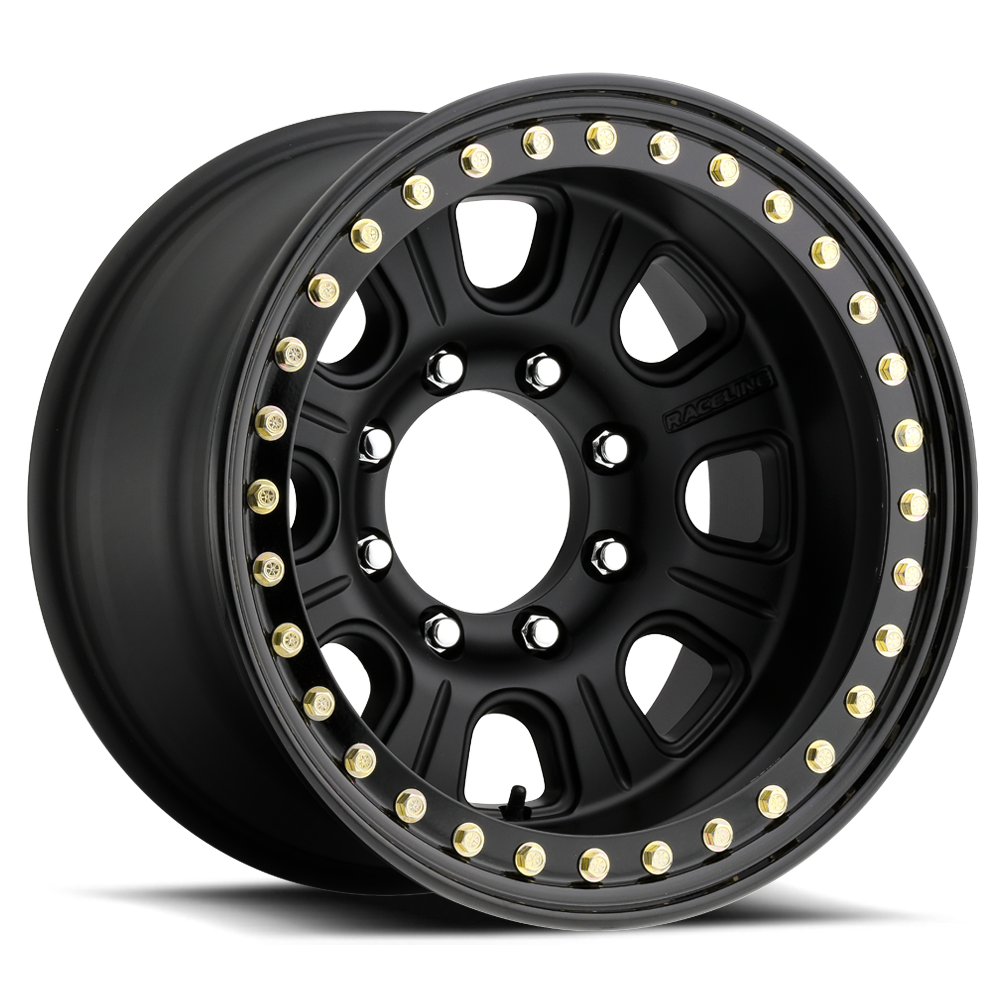 17" Inch 5x127 Wheel Rim Raceline MONSTER 17x8.5 +0mm Black - Walmart.com