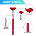 Pansylife 6 Pack Stainless Steel Back Scratchers with Long Handle ...