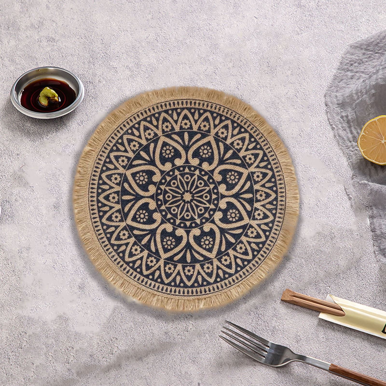 Click here for Moresec Woven Scandinavian Placemats And Linen Tab... prices