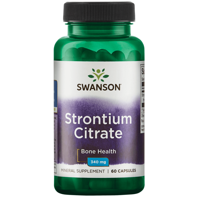 Swanson Strontium Citrate 340 mg 60 Capsules. - Walmart.com - Walmart.com