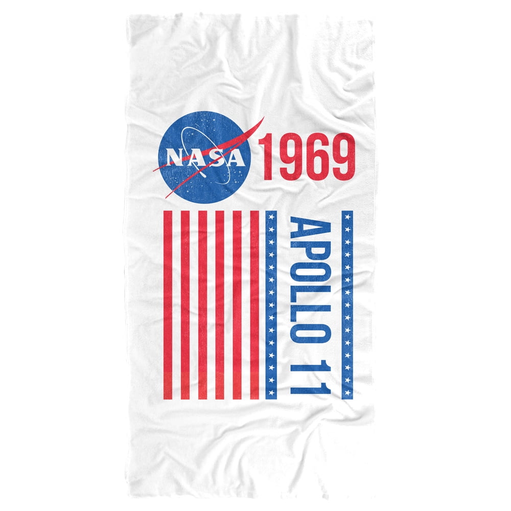 NASA Apollo 11 1969 Flag Officially Licensed Beach Towel 30' X 60 ...