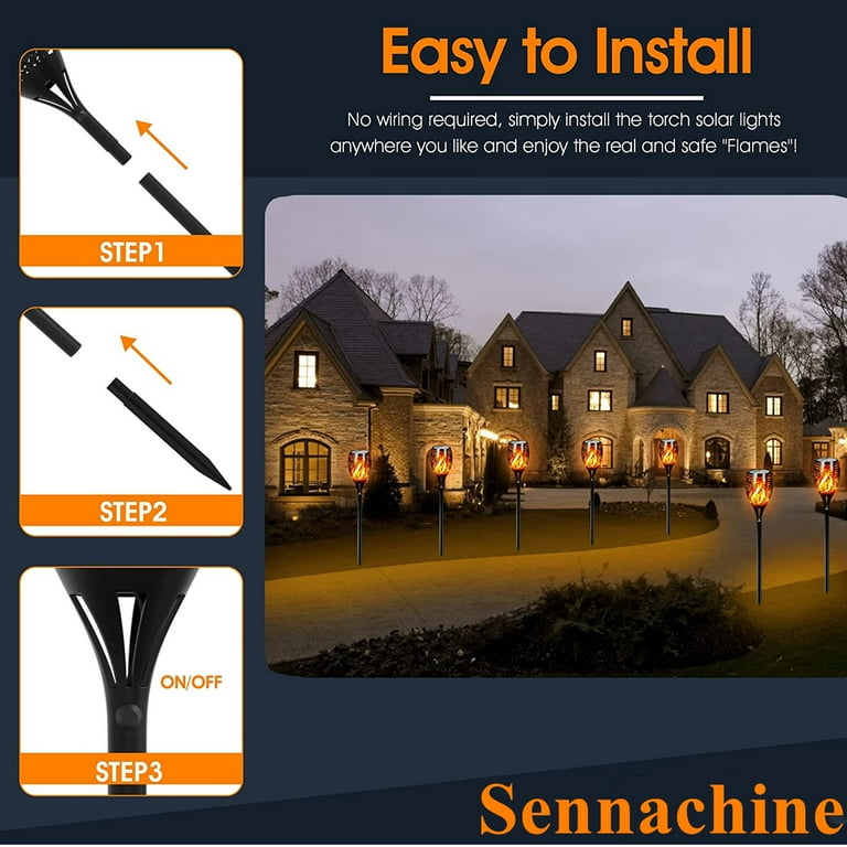 Flickering Flame Low Voltage Landscape Lights | Shelly Lighting