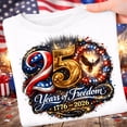 250 Years of Freedom America Shirt 1776 2026 Patriotic T Shirt Design ...