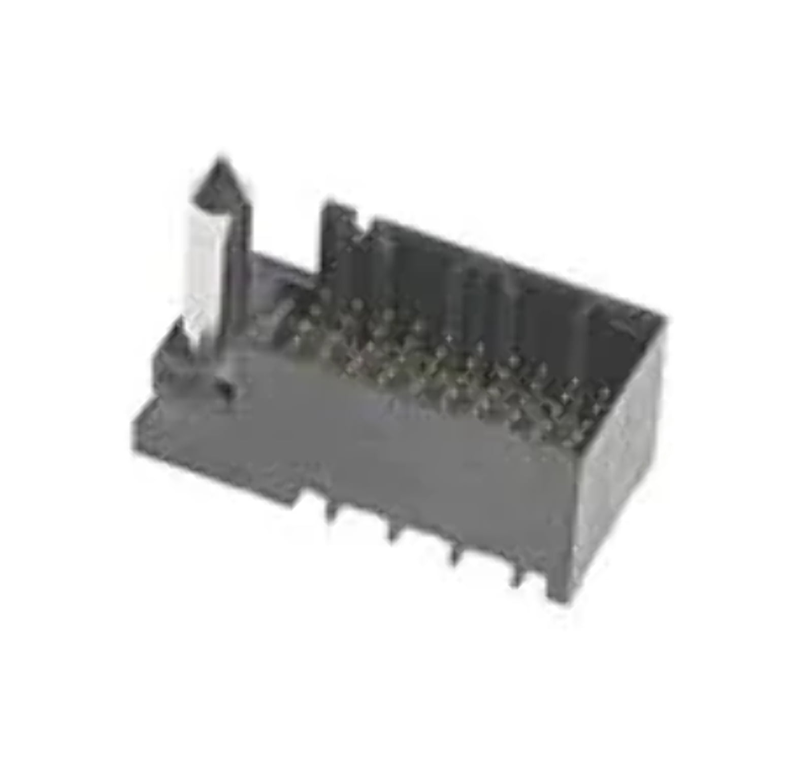 0764557108 Connector Header 60 Position Male Pins Through Hole Black ...