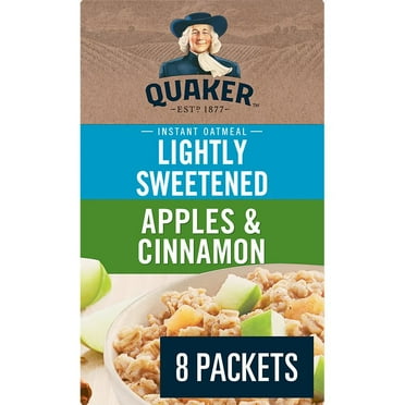 Quaker Apples & Cinnamon Instant Oatmeal, 594g - Walmart.ca