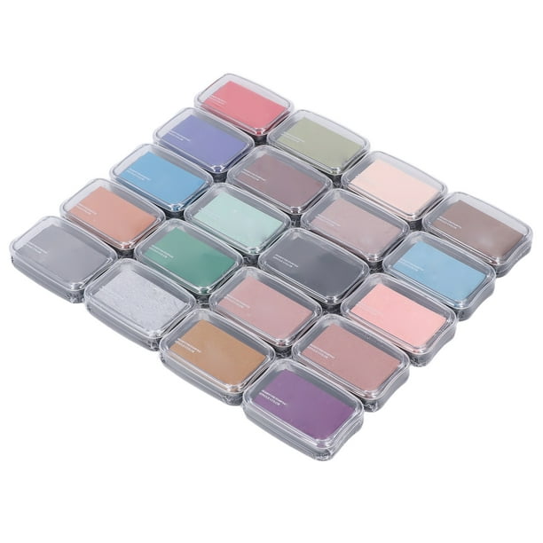 Finger Ink Pads, Pads Fine Sponge Water Resistance 20 Colors High ...