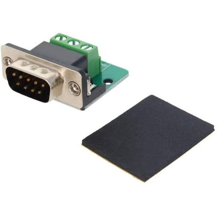 Fielect DB9 Breakout Connector to Wiring Terminal RS232 D-SUB Male Serial Adapters Port Breakout ...