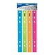 Bazic Transparent Jeweltones Color Ruler 12" , Measure inch/cm(2 Packs ...