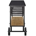 Modern Contemporary Urban Design Kitchen Room Bar Serving Stand, Brown ...