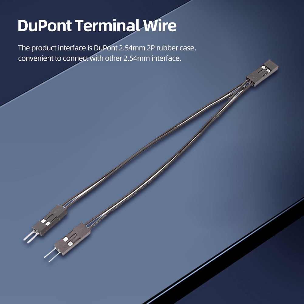 Single Female To Dual Male Jumper 2.54mm for PC SW IO Cable Extensions ...