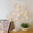 Poseca 16 Color RGB Rose Lamp, Remote Control Rose Tree Light, 1.48ft ...