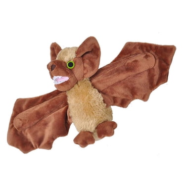 Wild Republic Huggers Blue Bat Plush, Slap Bracelet, Stuffed Animal ...