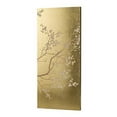 Cherry Blossom Panel Wall Art - Set of 2 - Gold Leaf, Pink Finish ...