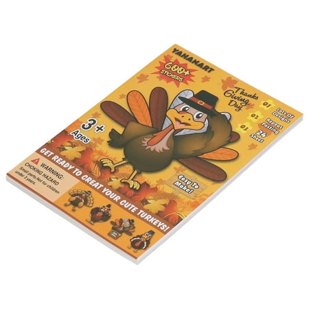 Turkey Toy Stickers, Bright Color Easy To Use Waterproof Capacity ...