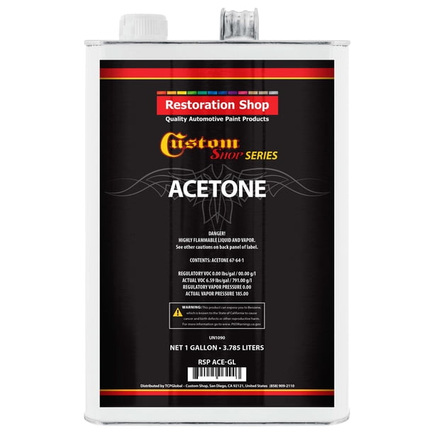 Restoration Shop Acetone Very Strong and Fast Evaporation - Gallon ...