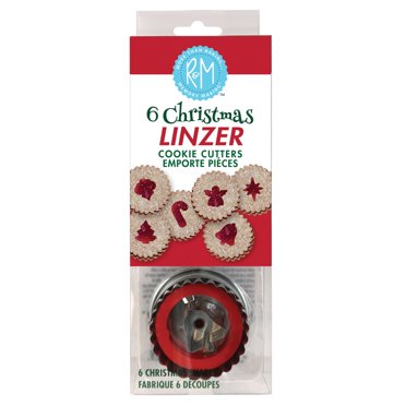 Wilton Christmas Linzer Cookie Cutters, 7-Piece Metal Set - Walmart.com