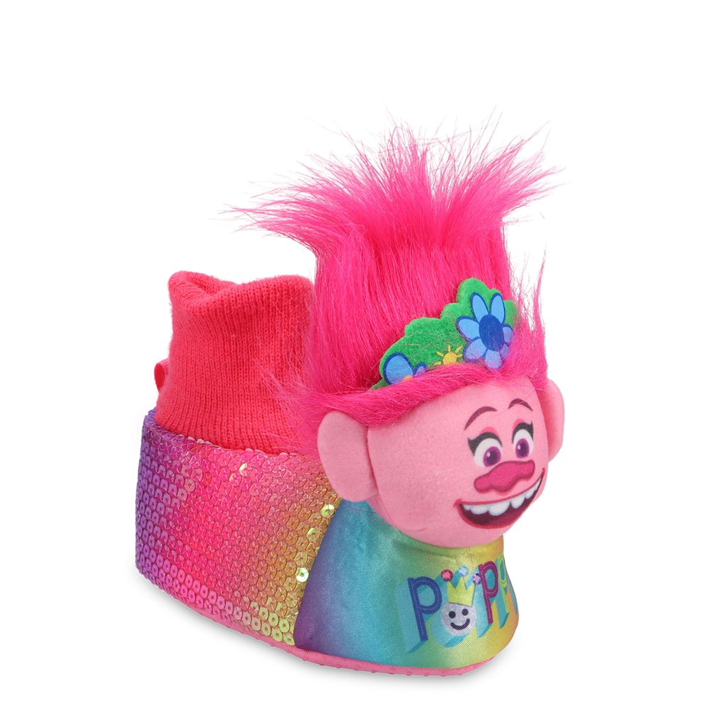 Trolls - Dreamworks Trolls 3D Character Slipper (Toddler Girls ...