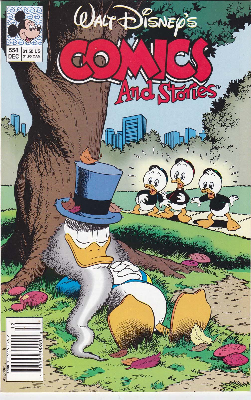 Walt Disney's Comics and Stories #554 (Newsstand) VF ; Disney Comic ...