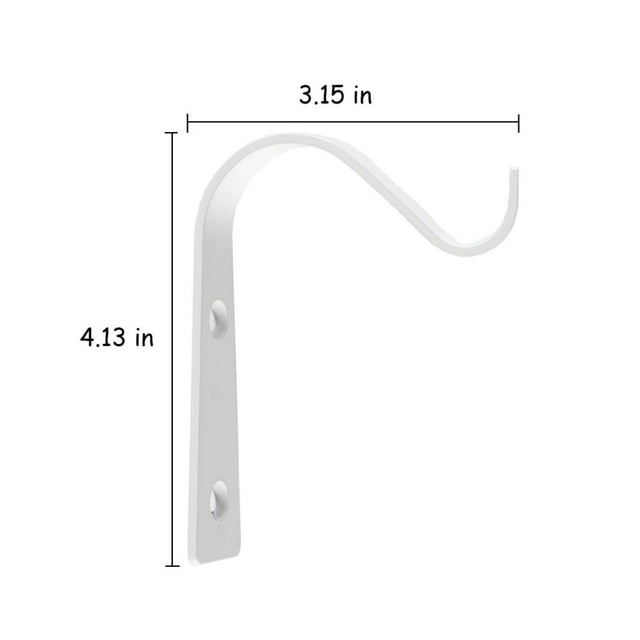 Iron Wall Hooks Metal Lantern Bracket Decorative Coat Hook for Hanging Lantern,Bird Feeders,Wind ...