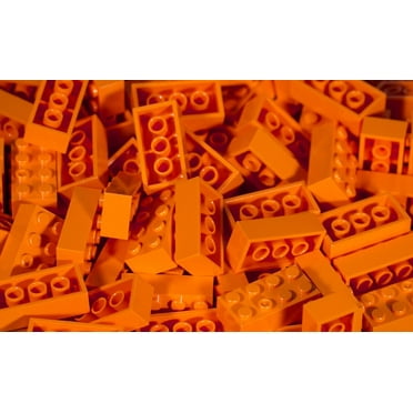 IMEX 2x4 Stud Interlocking Bricks, Translucent Green, 100 Pack ...